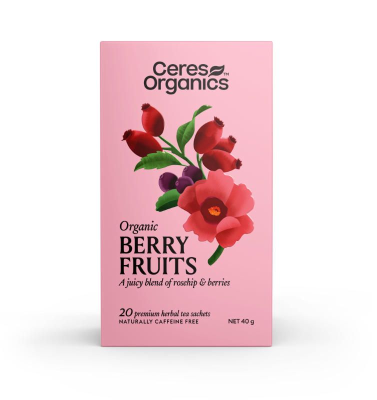 CERES ORGANIC BIO BERRY FRUITS TEA 20 BAGS – Simply Organic NZ