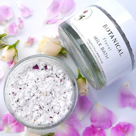 BOTANICAL FLORAL BATH MILK 200G – Simply Organic NZ
