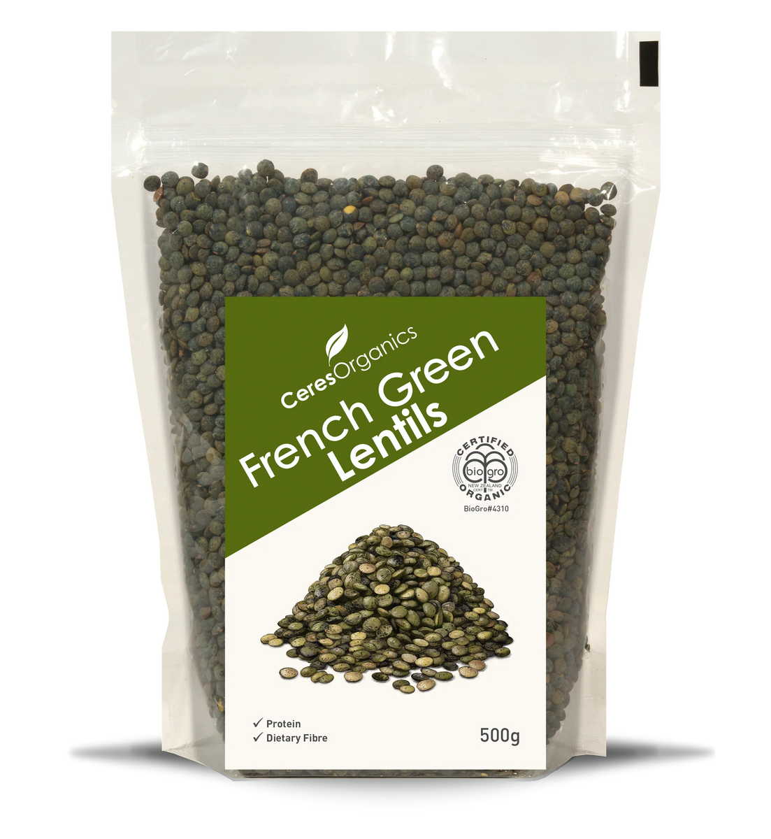 CERES BIO FRENCH GREEN LENTIL 500G – Simply Organic NZ