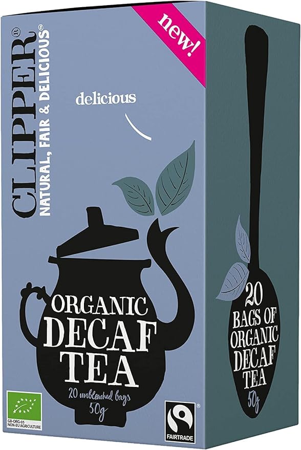 CLIPPER DECAF TEA 20 BAGS – Simply Organic NZ