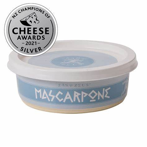ZANY ZEUS MARSCAPONE CHEESE 250G – Simply Organic NZ