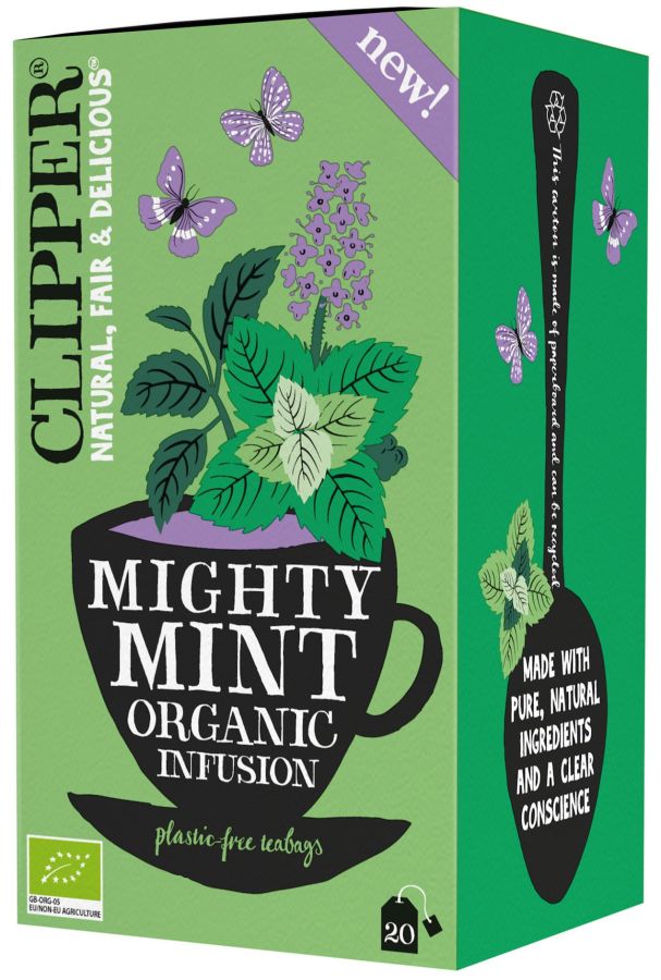 CLIPPER MIGHTY MINT TEA 20 BAGS – Simply Organic NZ