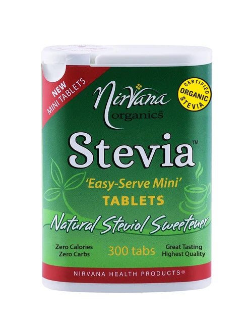 NIRVANA ORGANIC STEVIA 300 TABS – Simply Organic NZ