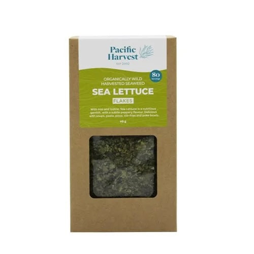 PACIFIC HARVEST SEA LETTUCE FLAKES 40G – Simply Organic NZ