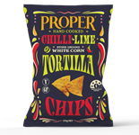 PROPER CRISPS TORTILLA CHILLI & LIME 150G – Simply Organic NZ