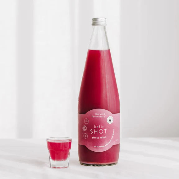 THE WILD FERMENTARY KEFIR SHOT STRESS RELIEF 750ML – Simply Organic NZ