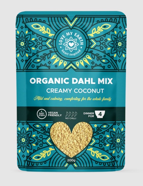 LOVE MY EARTH COCONUT DAHL MIX 200G – Simply Organic NZ