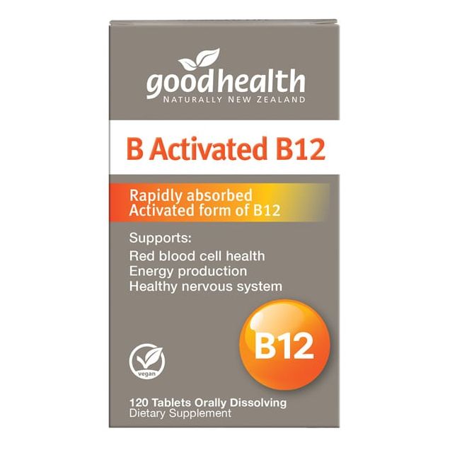 GOOD HEALTH ACTIVATED B12 120S – Simply Organic NZ