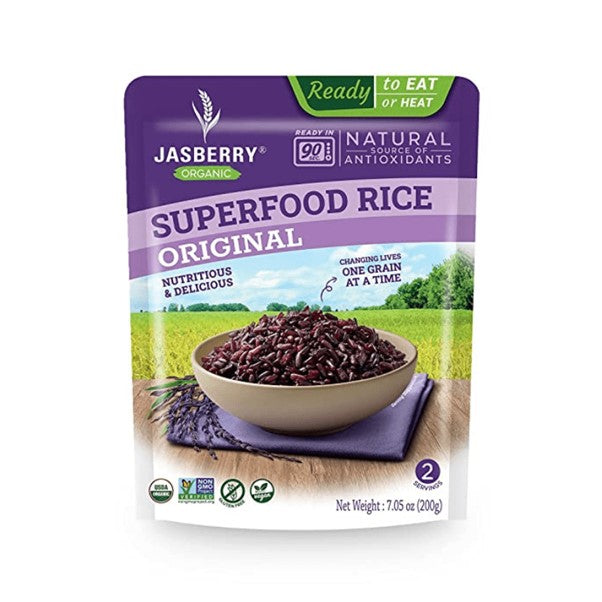ORGANIC JASBERRY READY RICE ORIGINAL POUCH 200G – Simply Organic NZ