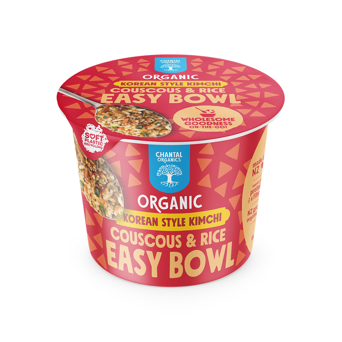 CHANTAL ORGANIC EASY BOWL KIMCHI COUSCOUS & RICE 65G – Simply Organic NZ