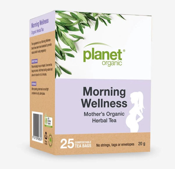 PLANET ORGANIC MORNING WELLNESS TEA 25 BAG – Simply Organic NZ