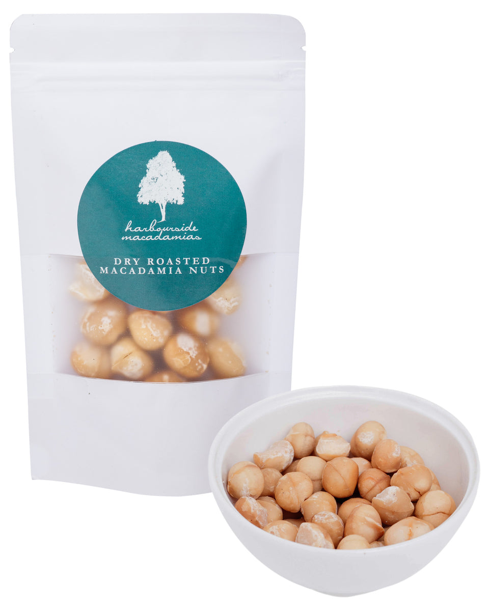 HARBOURSIDE PLAIN ROASTED MACADAMIAS 100G – Simply Organic NZ