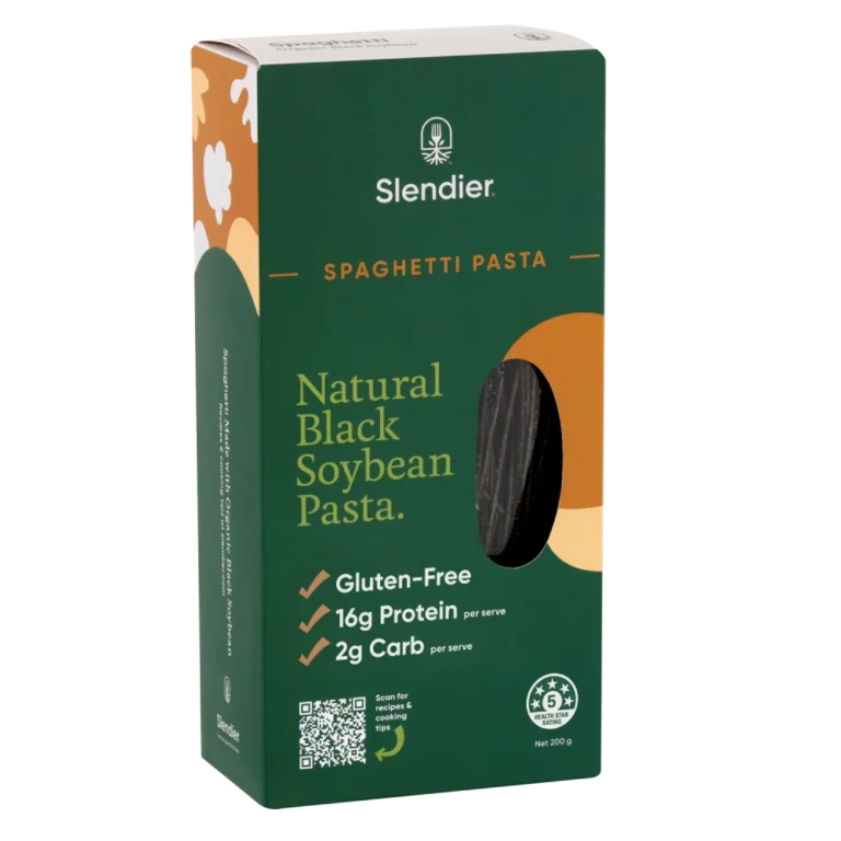 SLENDIER ORGANIC BLACK SOYBEAN SPAGHETTI 200G – Simply Organic NZ