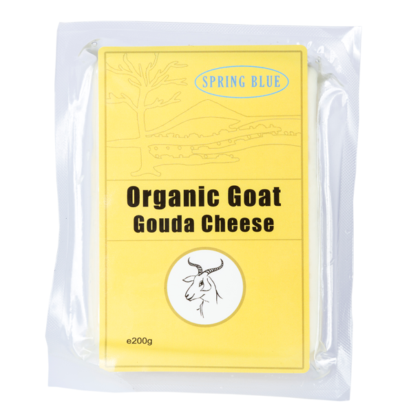 SPRING BLUE GOAT GOUDA 200G – Simply Organic NZ