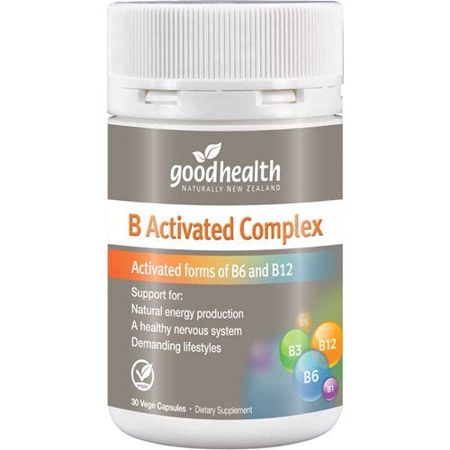 GOOD HEALTH B ACTIVATED COMPLEX 30's – Simply Organic NZ