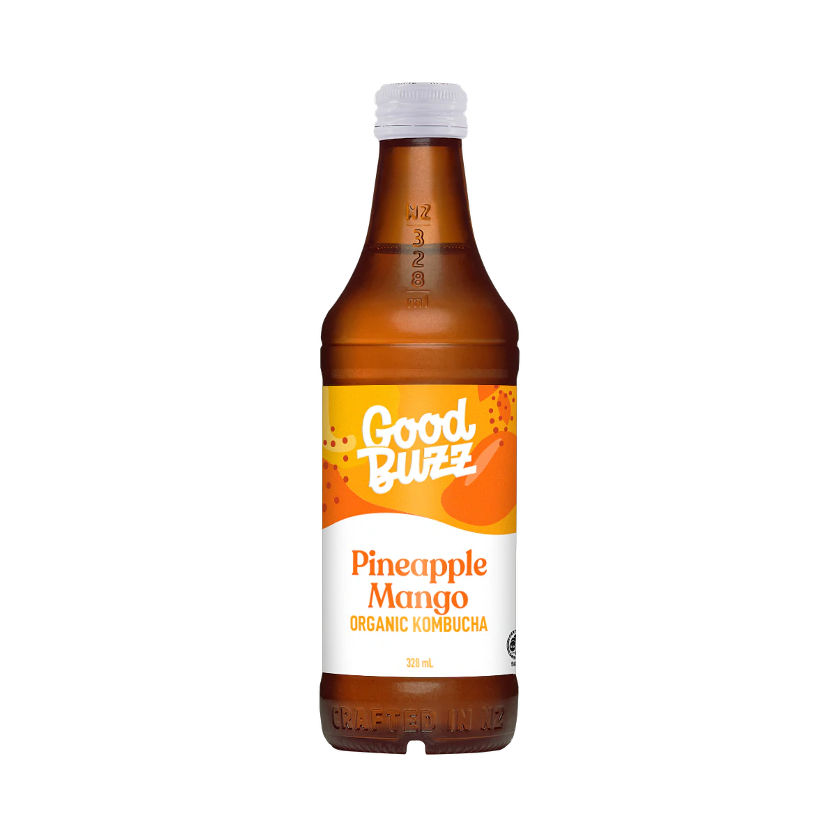 GOOD BUZZ KOMBUCHA PINEAPPLE AND MANGO 328ML – Simply Organic NZ