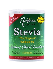NIRVANA ORGANIC STEVIA TABLETS 150 – Simply Organic NZ