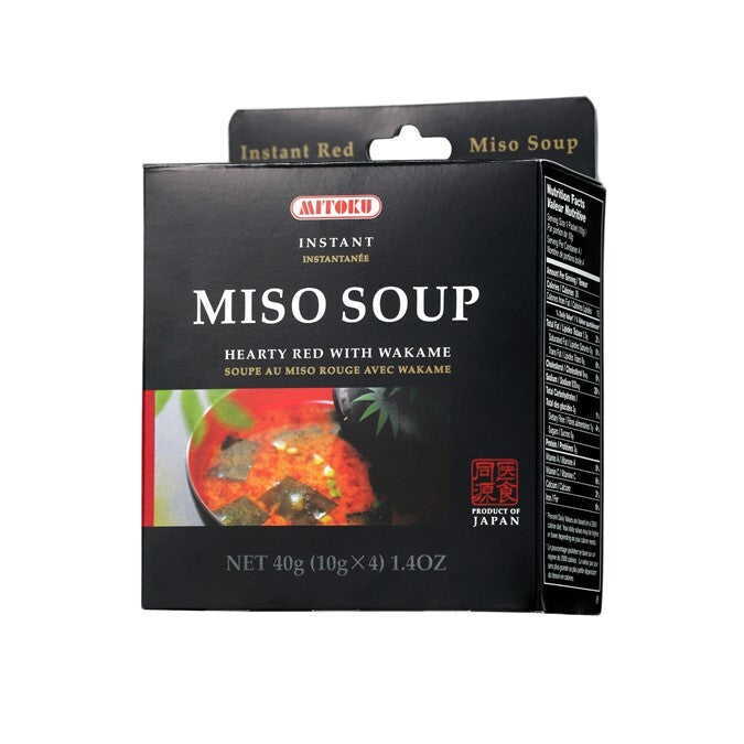 MITOKU INSTANT MISO HEARTY RED 4X10G SACHETS – Simply Organic NZ