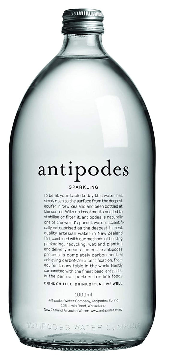 ANTIPODES SPARKLING WATER 1L – Simply Organic NZ