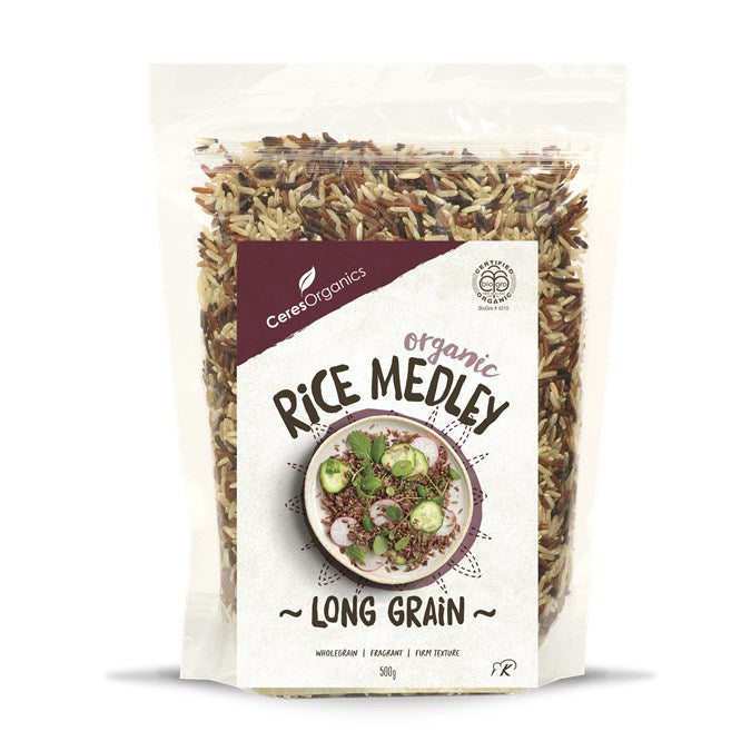CERES BIO RICE MEDLEY LONG GRAIN 500G – Simply Organic NZ