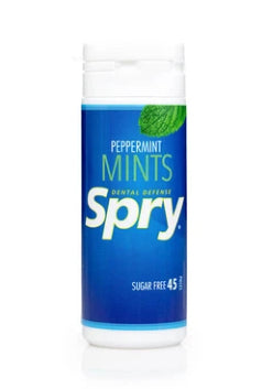 SPRY MINTS TUBE PEPPERMINT 45 PIECES – Simply Organic NZ
