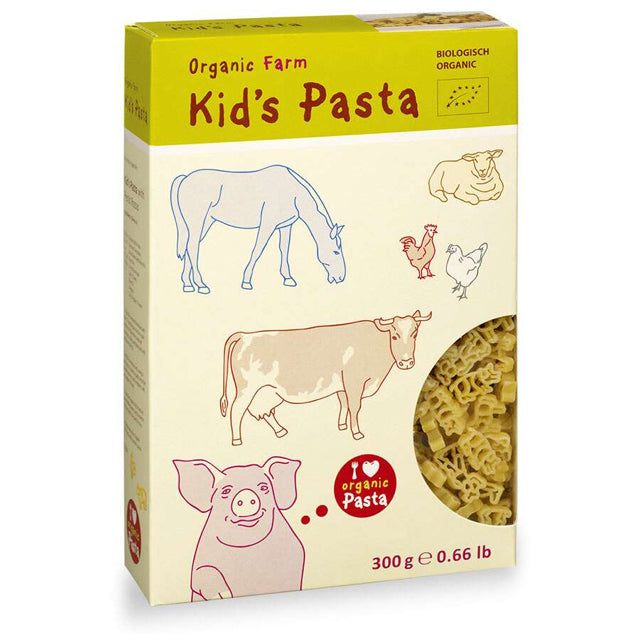 CHILDRENS ORGANIC FARM ANIMAL PASTA SHAPES 300g – Simply Organic NZ