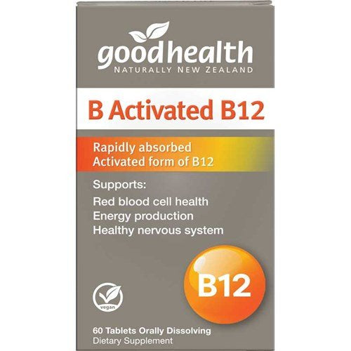 GOOD HEALTH B ACTIVATED B12 60's – Simply Organic NZ