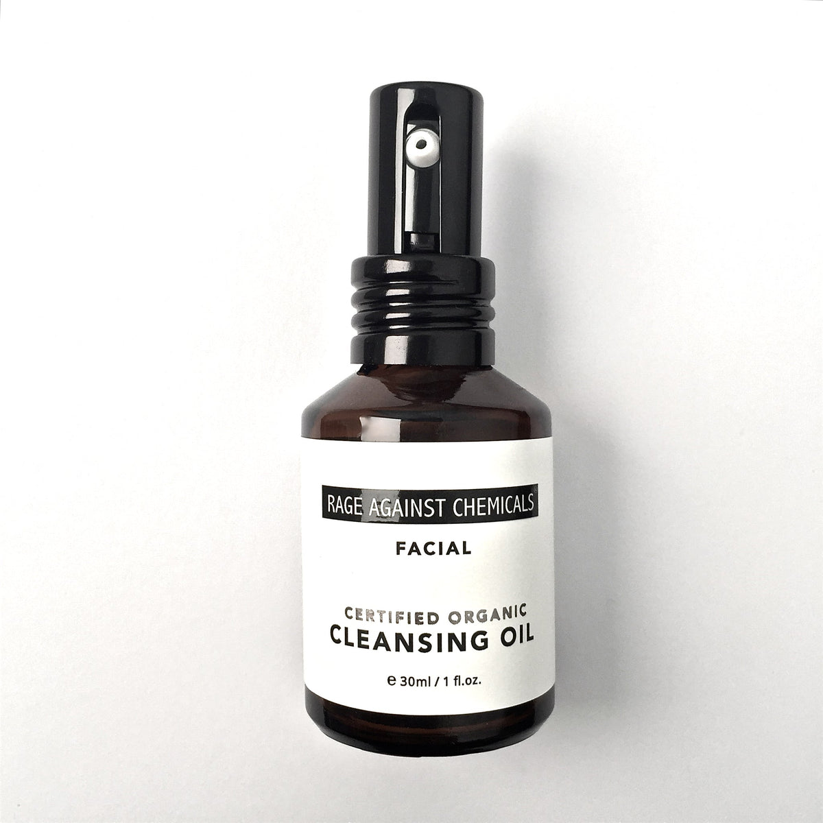 RAGE AGAINST CHEMICALS FACIAL CLEANSING OIL 30ML – Simply Organic NZ