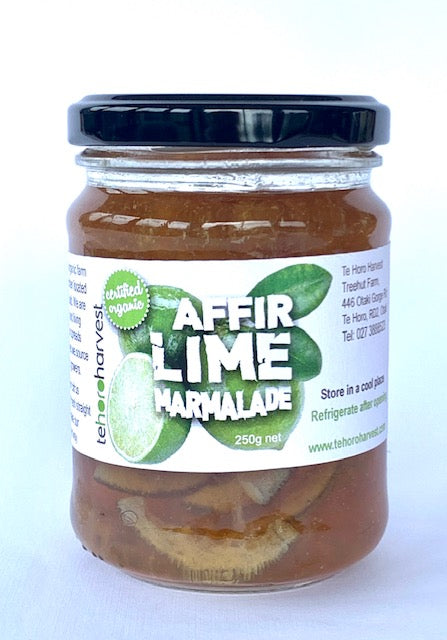 TE HORO HARVEST KAFFIR LIME MARMALADE 250G – Simply Organic NZ